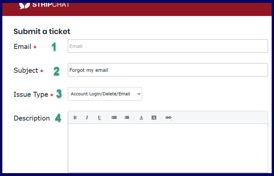 StripChat - Accedi al tuo account